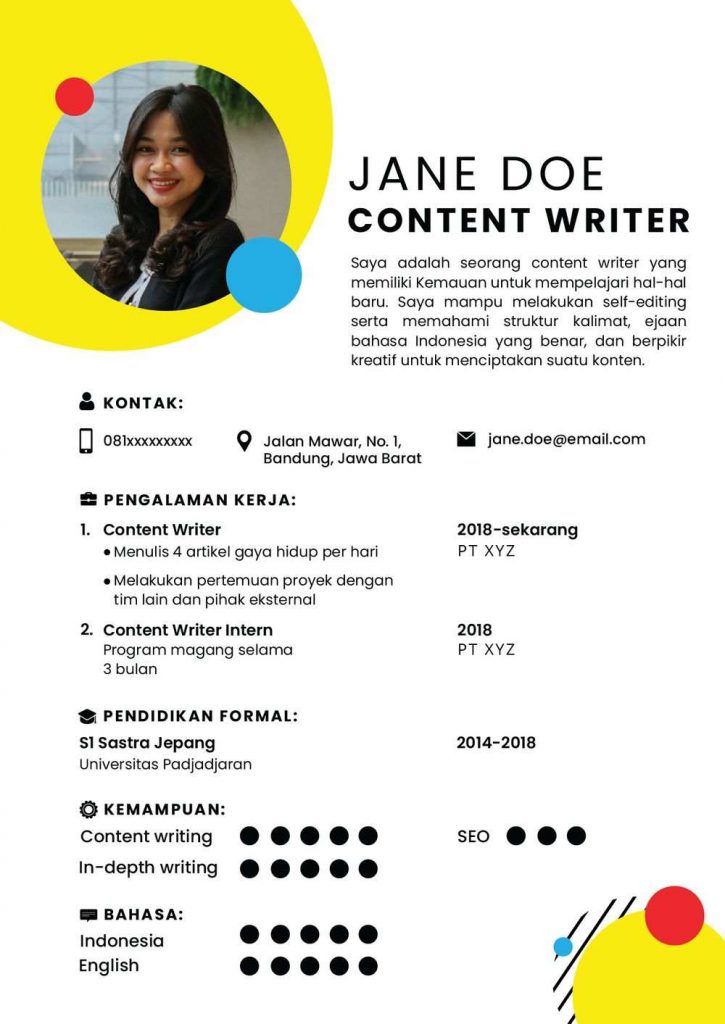 Contoh Cv Besar Di Indonesia Download Contoh CV Lamaran Kerja Terbaru Contoh Cv Besar Di Indonesia Download Contoh CV Lamaran Kerja Terbaru
