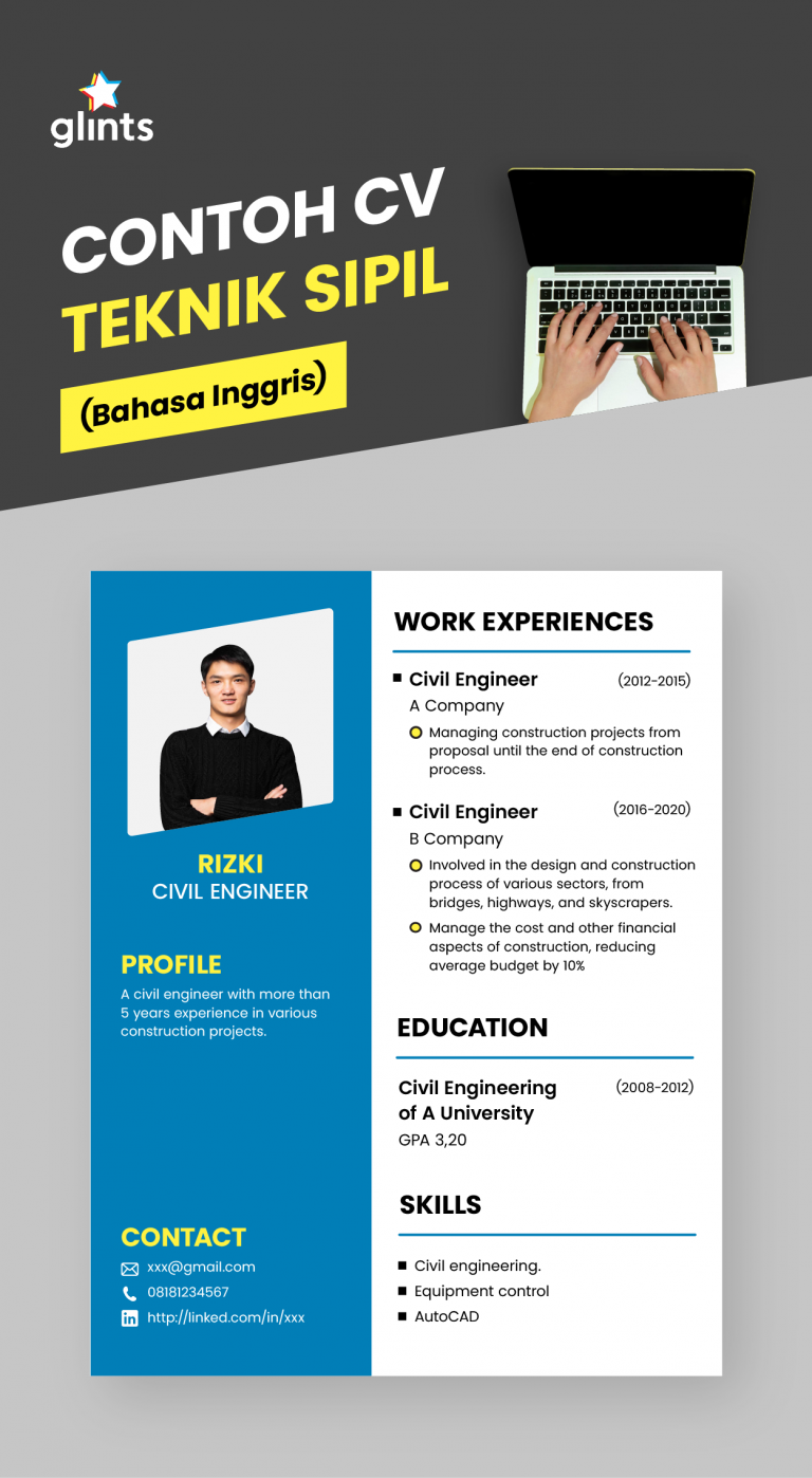 Contoh CV Teknik Sipil Memukau dan 5 Tips Membuatnya